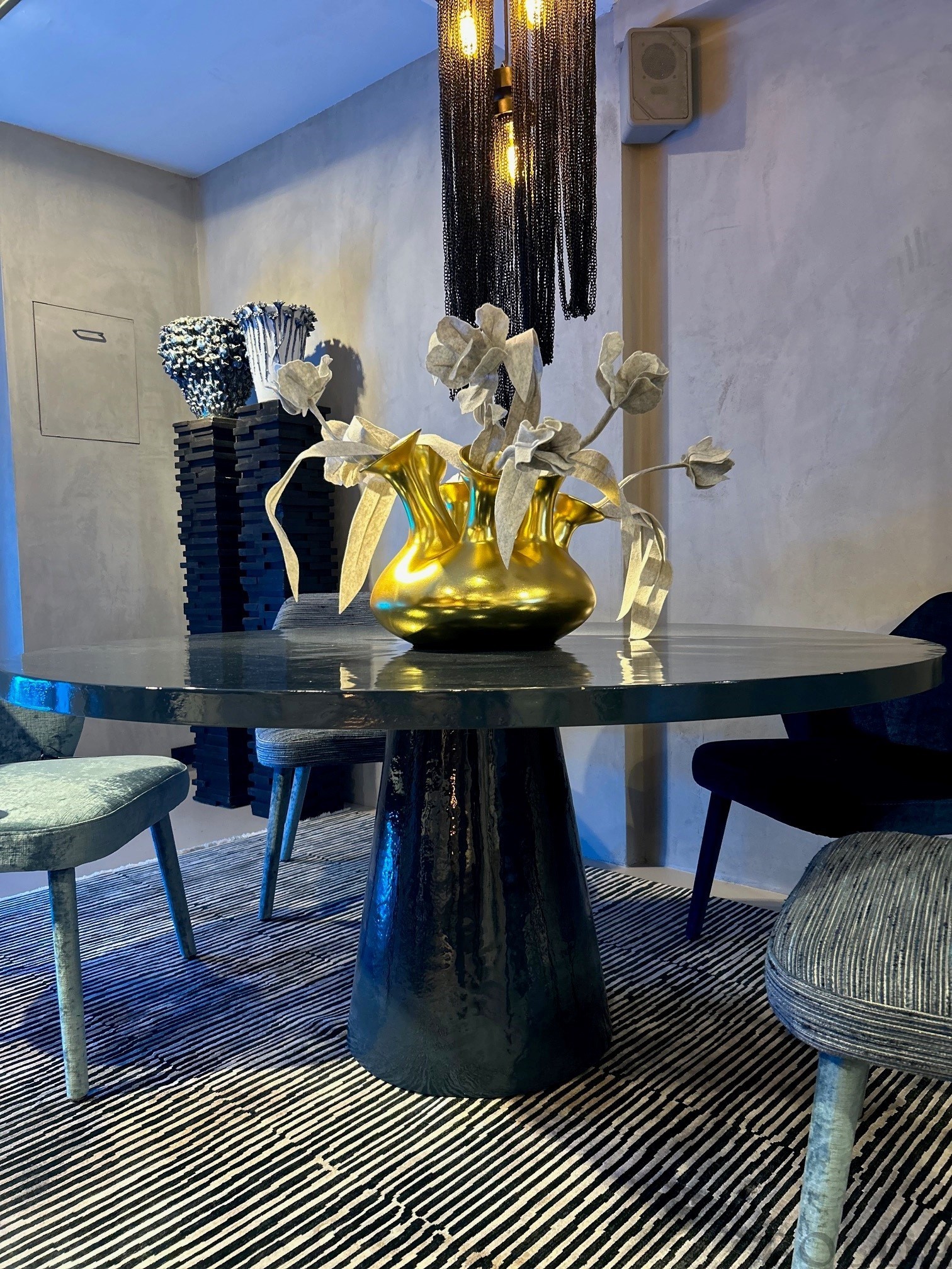 Nomad Dining Table Round - Poldr Design